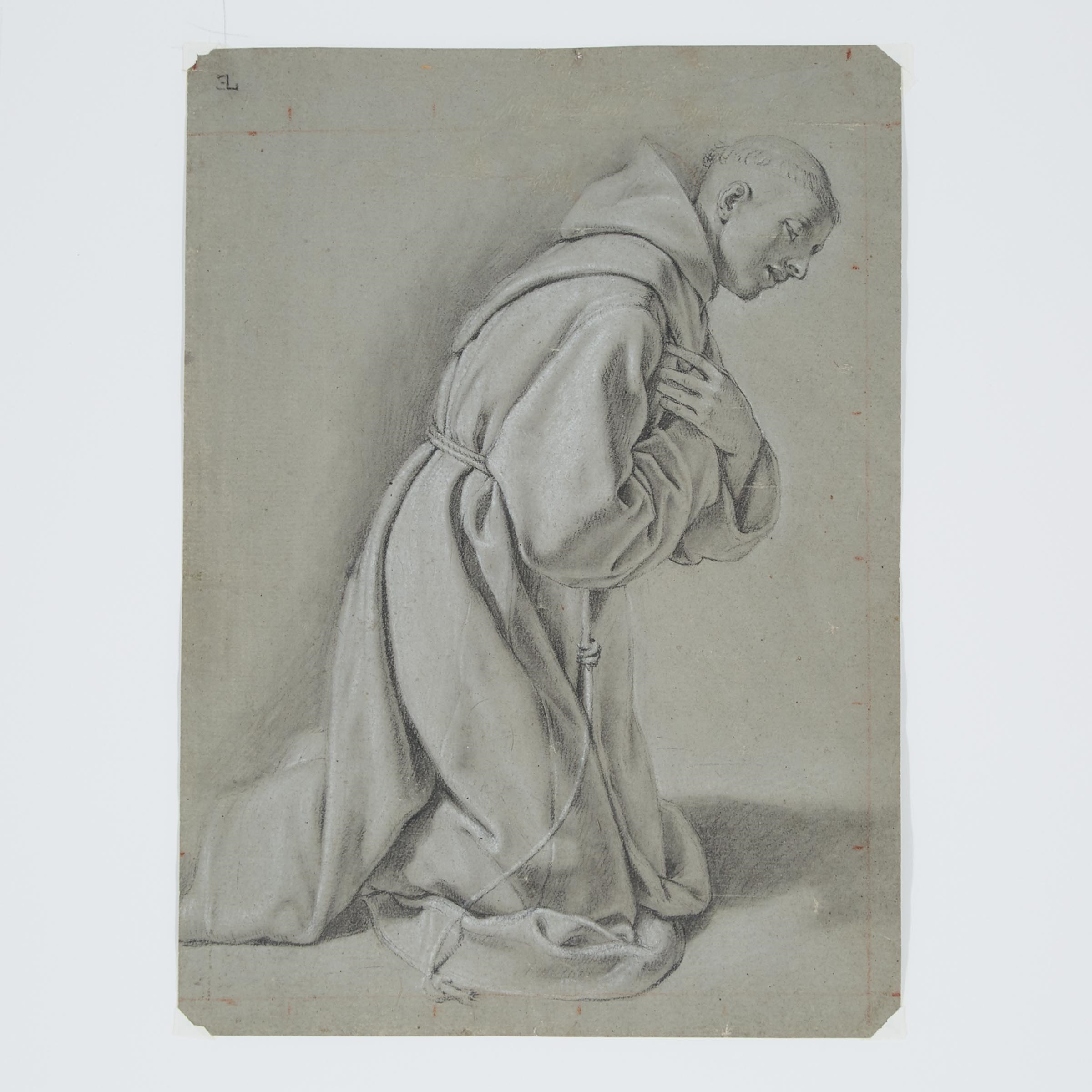 Eustache Le Sueur | MONK IN PRAYER | MutualArt