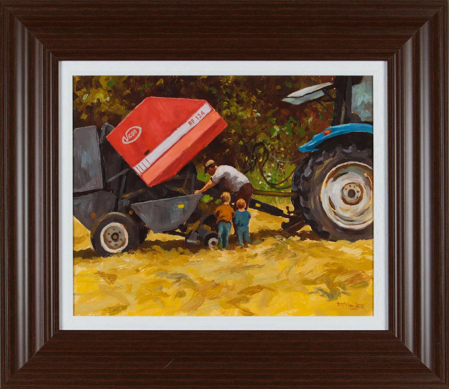 Donal McNaughton | MENDING THE VICON | MutualArt