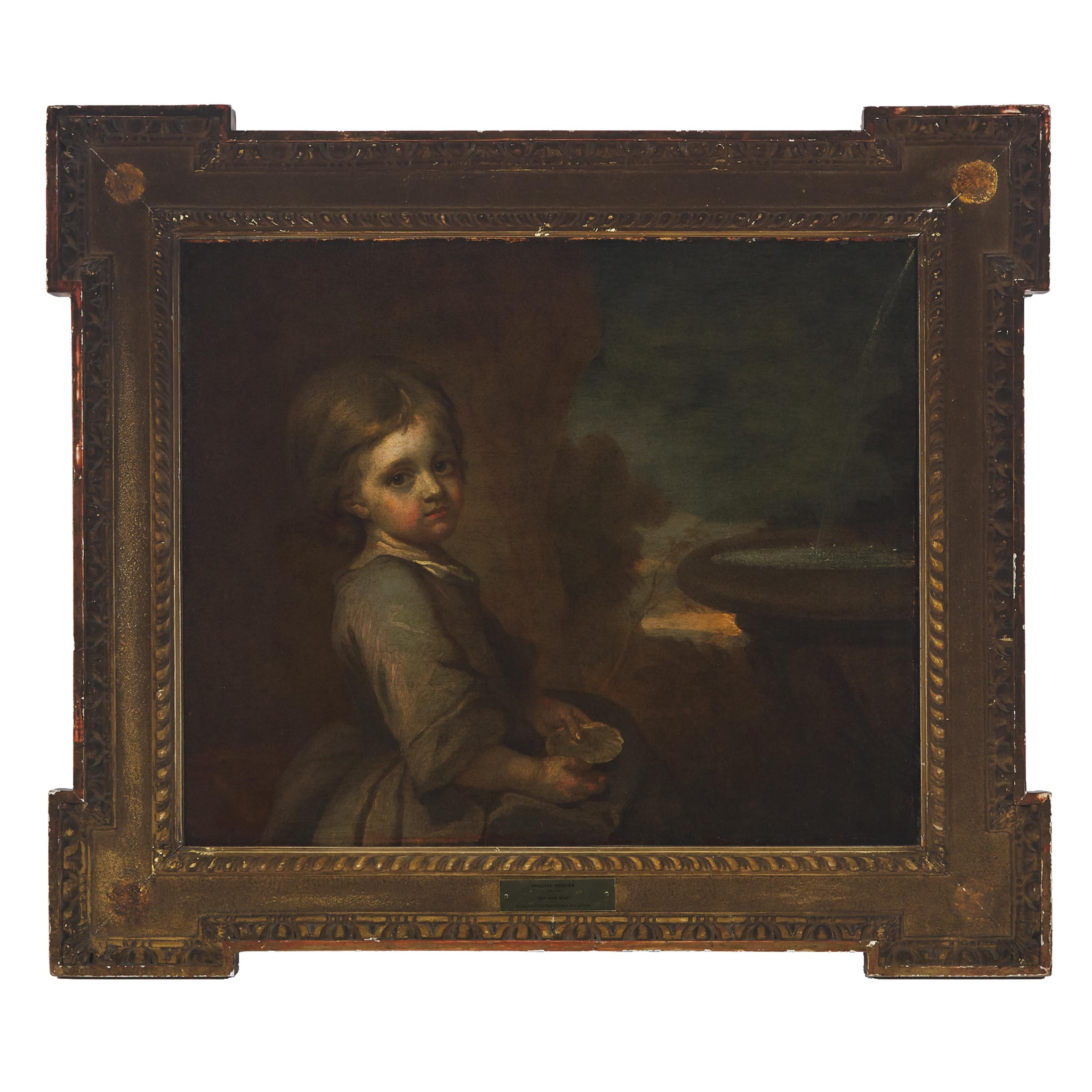 Sir John Baptist de Medina | GIRL WITH SHELL | MutualArt