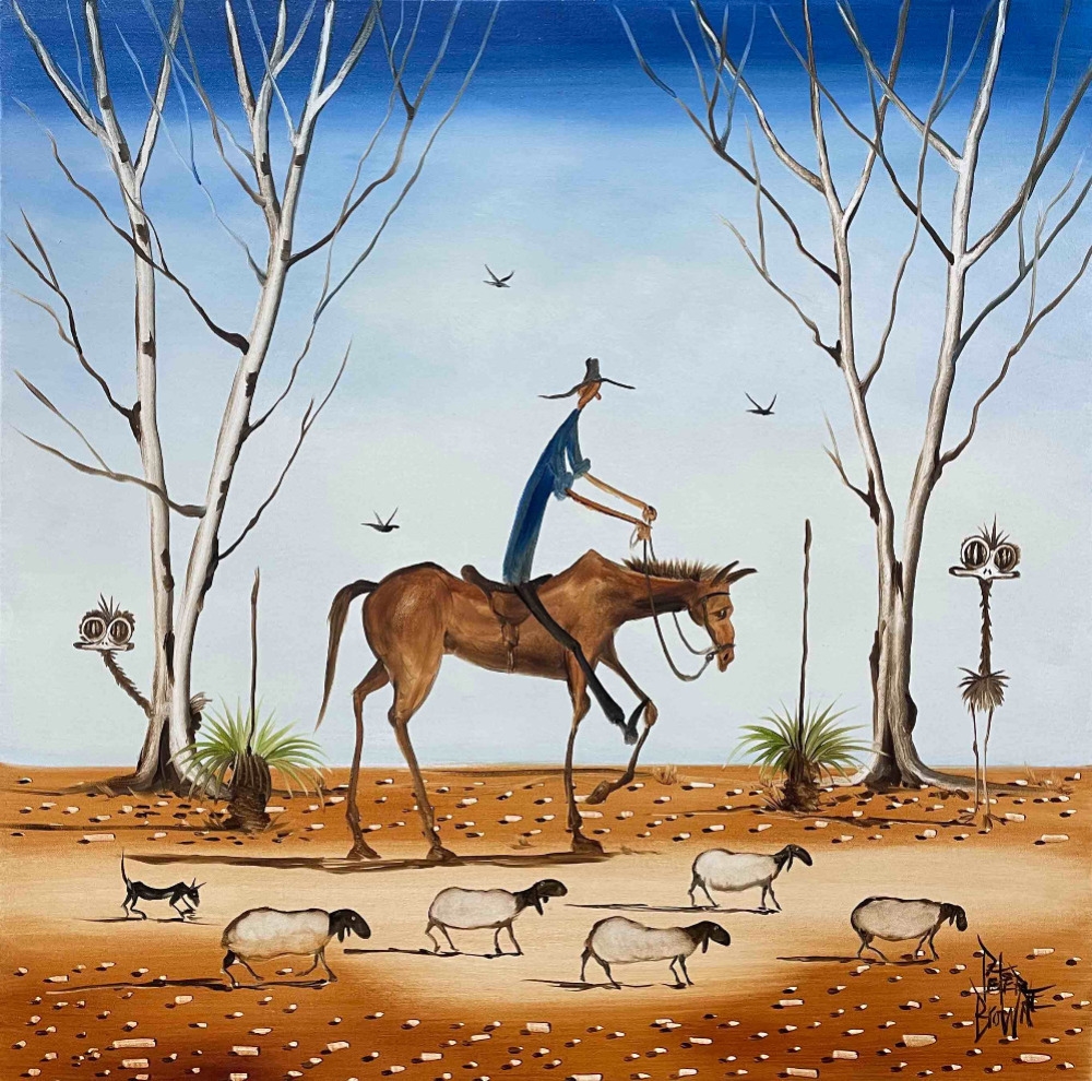 Peter Browne | The Drover | MutualArt