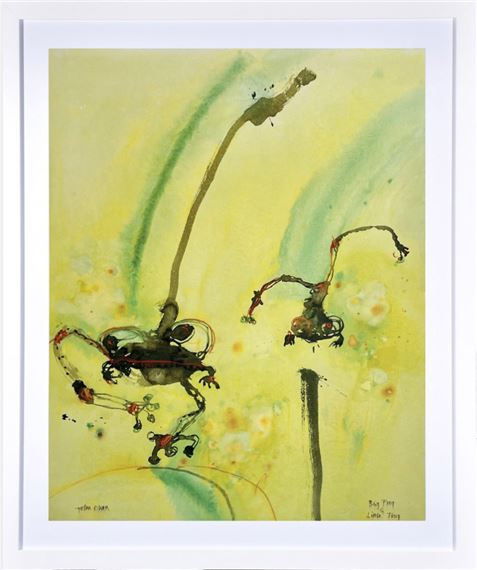 John Olsen | Big Frog and Little Frog | MutualArt