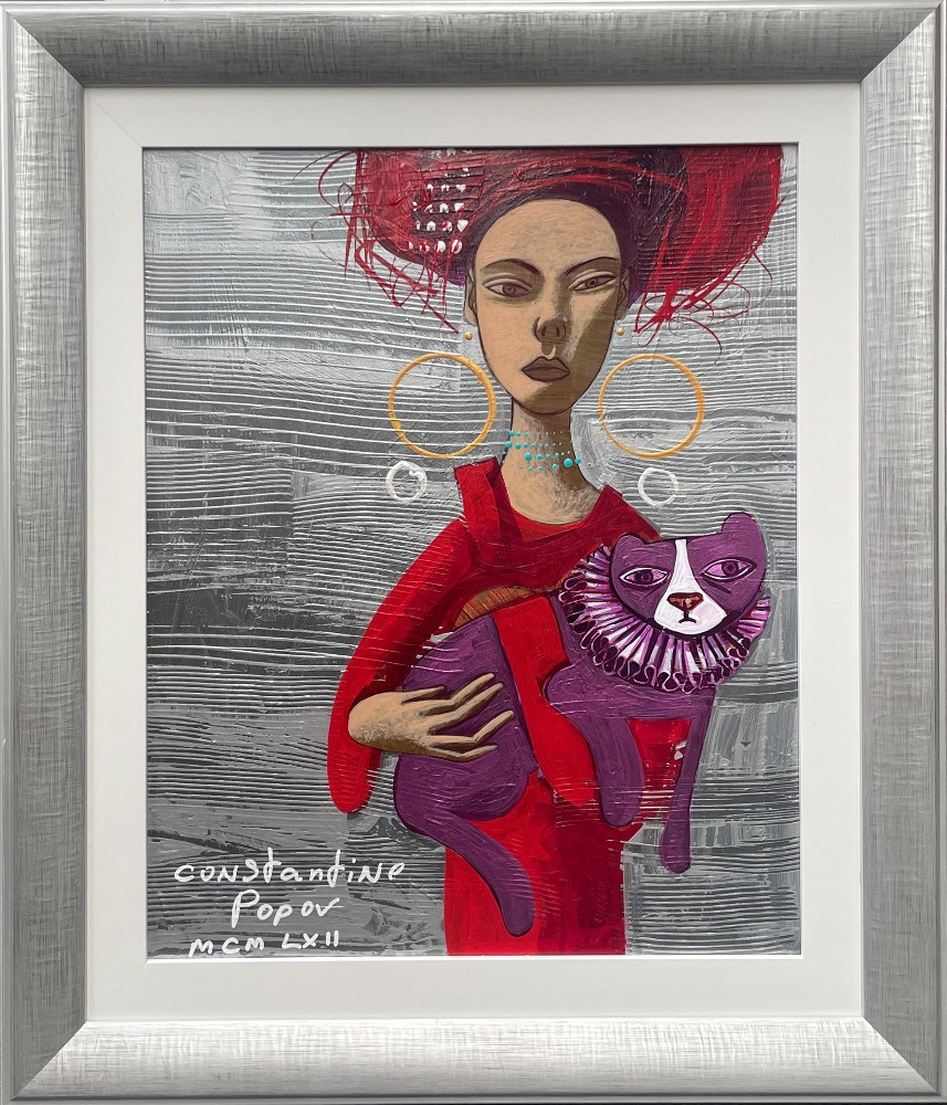 Constantine Popov | The Harlequin Cat | MutualArt