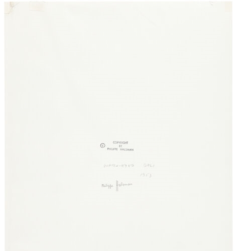 Philippe Halsman | Dalí Wearing Jeweled Eye Patch (1953) | MutualArt