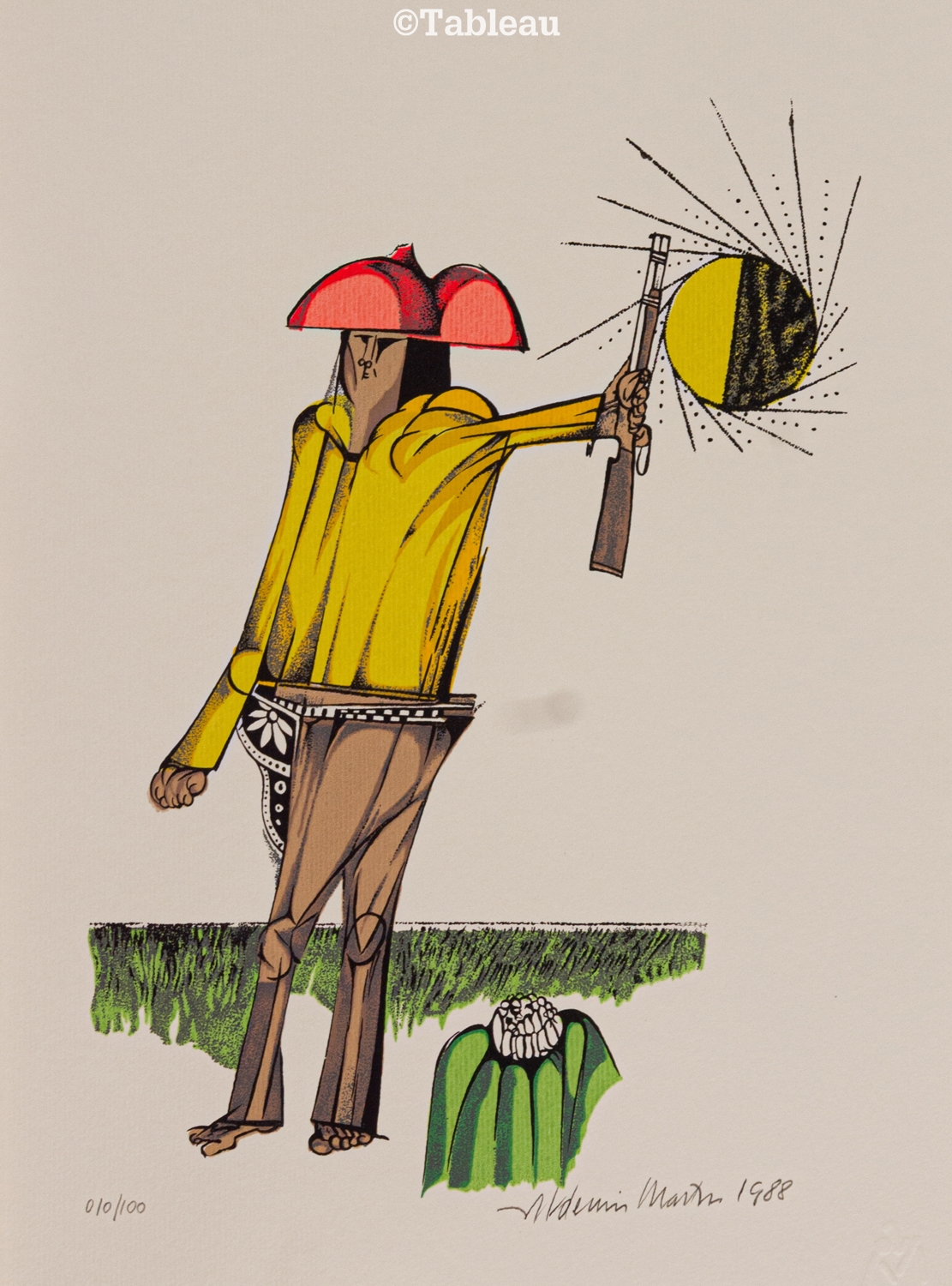 Aldemir Martins | Cangaceiro (1988) | MutualArt