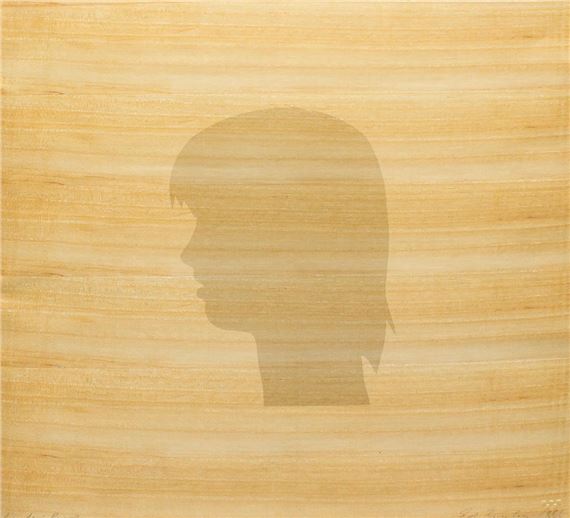 Ed Ruscha | PROFILE OF MISS CLARK (1981) | MutualArt