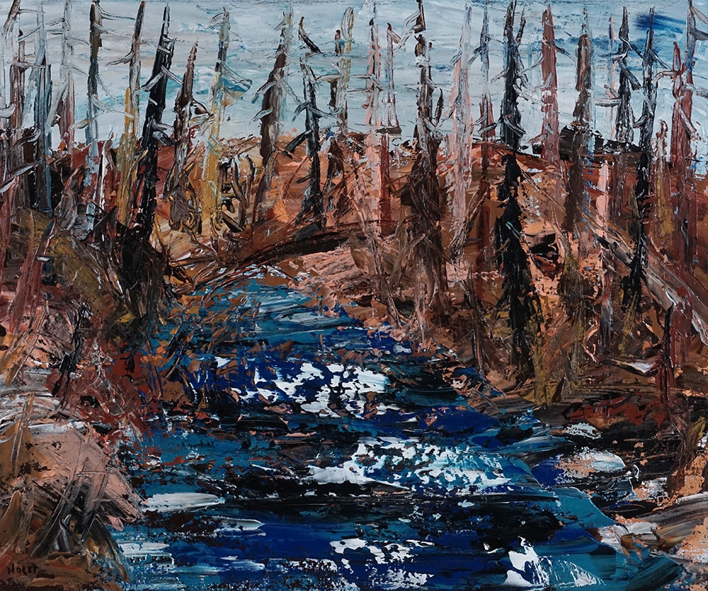 Yves-Joseph Nolet | La rivière (1948) | MutualArt