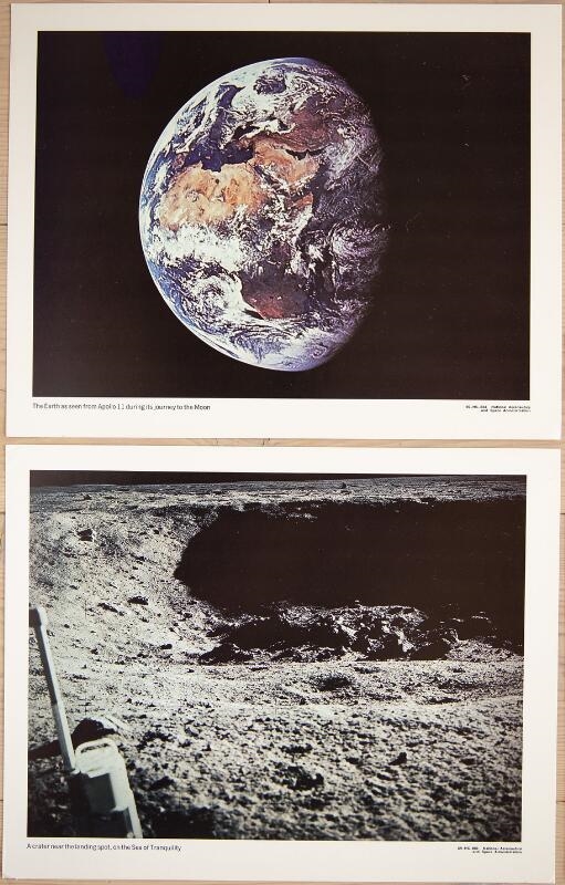 NASA | A complete 1969 set of 12 original colour offset photographs ...