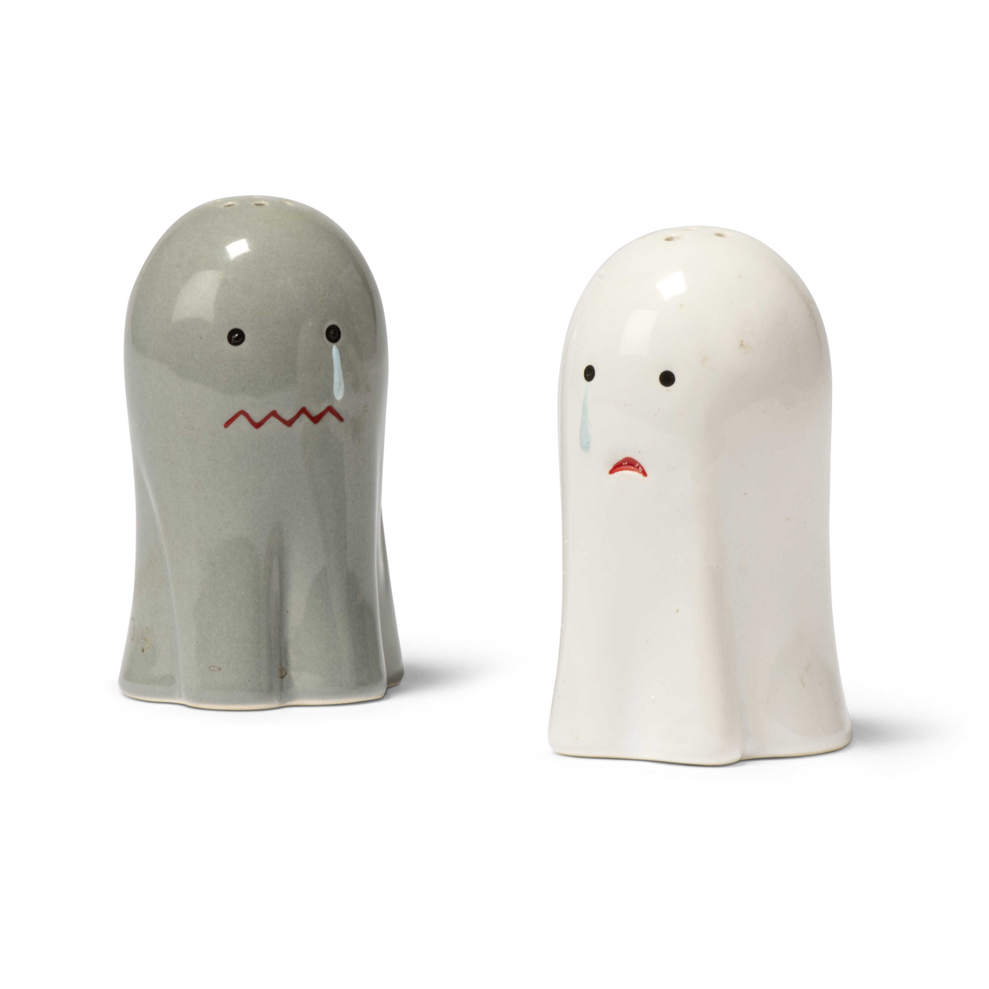 Marcel Dzama | Sad Ghost Salt and Pepper Shakers (2004) | MutualArt