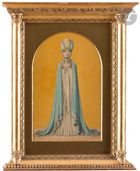 Carlos Schwabe | Vertu théologale (1912) | MutualArt