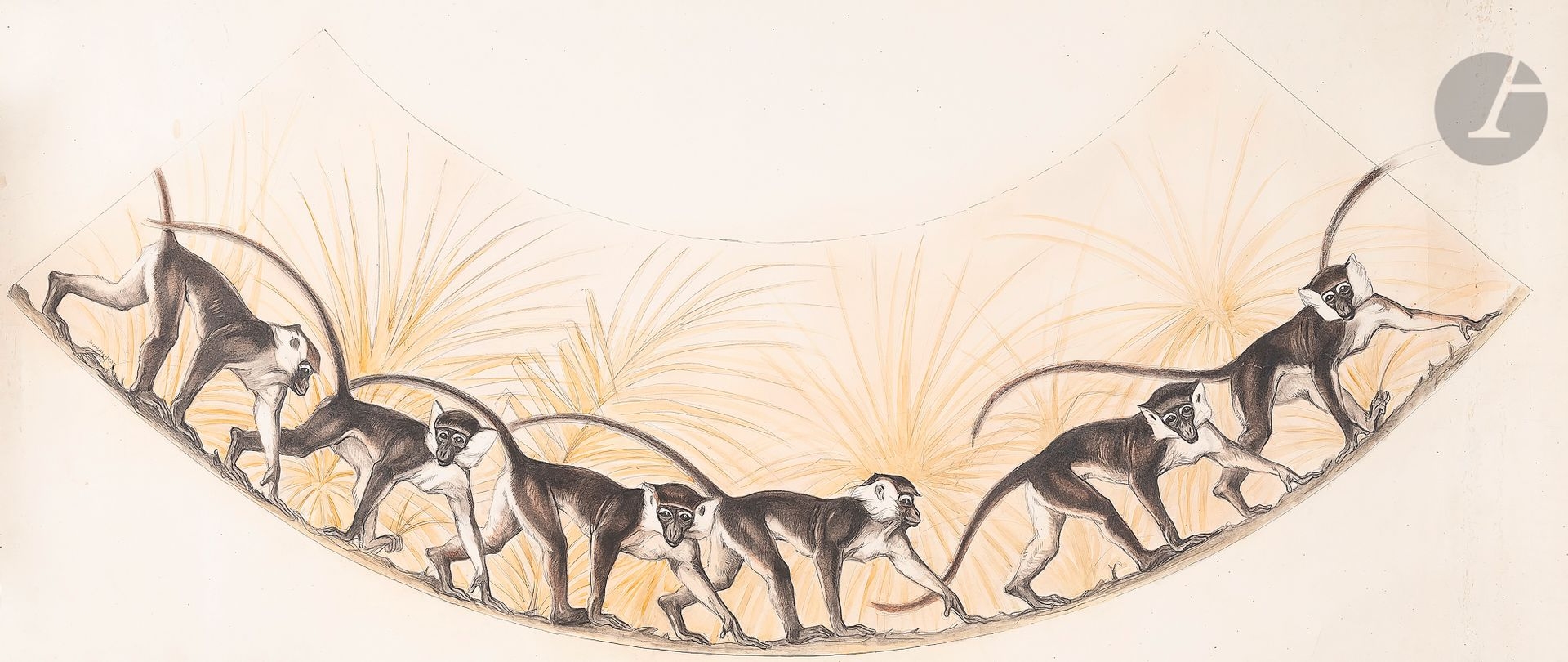 Jean Durand | Les Singes (1938) | MutualArt