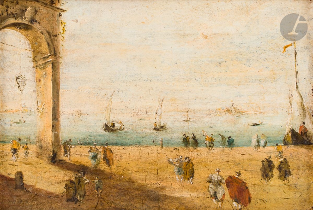 Francesco Guardi | Un caprice (1800) | MutualArt
