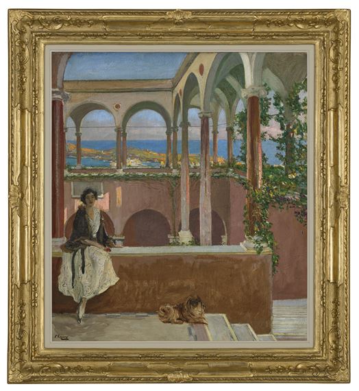 John Lavery | A Villa on the Riviera (1921) | MutualArt