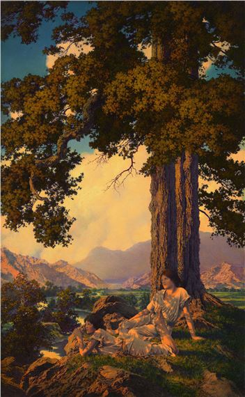 Maxfield Parrish | Hilltop (1926) | MutualArt
