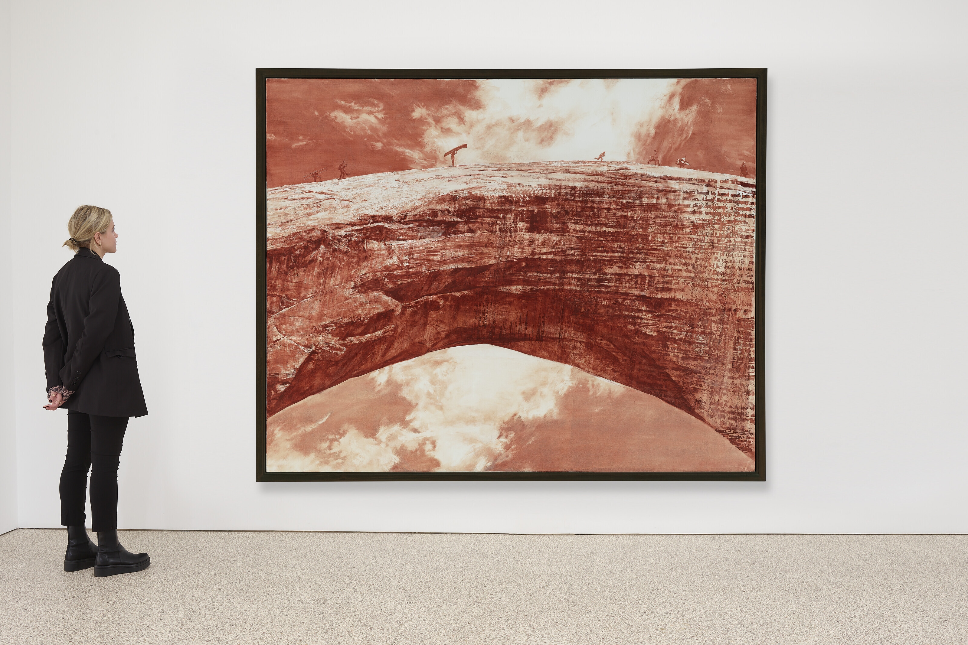 Mark Tansey | Bridge Over the Cartesian Gap | MutualArt