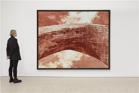 Mark Tansey | Bridge Over the Cartesian Gap | MutualArt