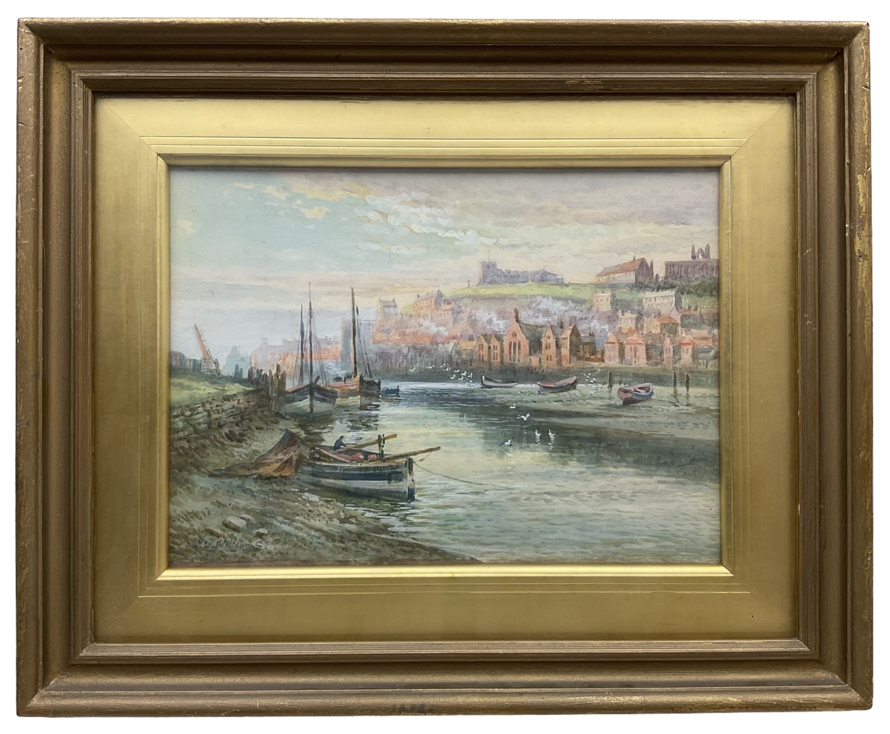 John Wynne Williams | Extensive view of Whitby Upper Harbour | MutualArt