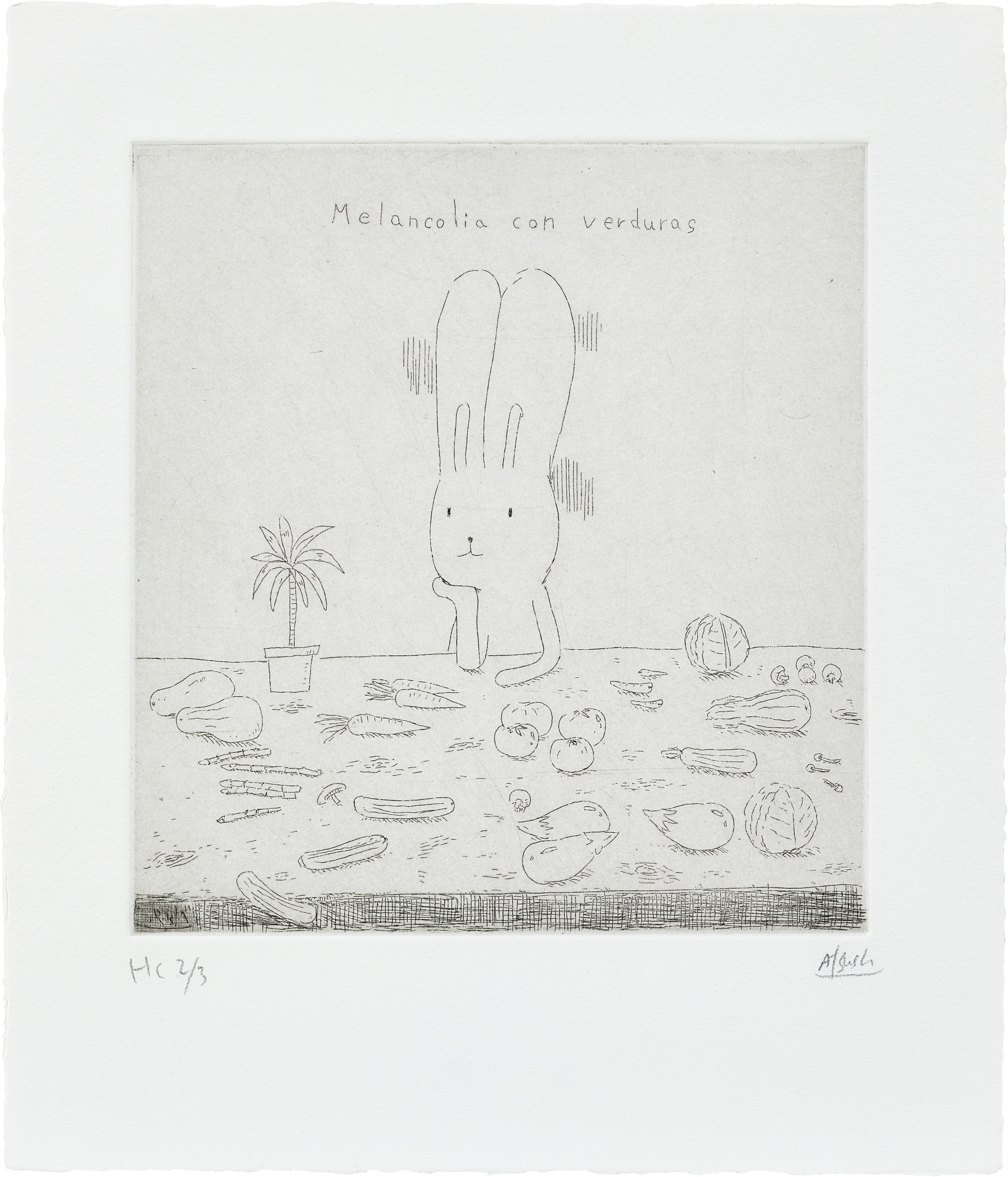Atsushi Kaga | Melancolia con Verduras (2014) | MutualArt