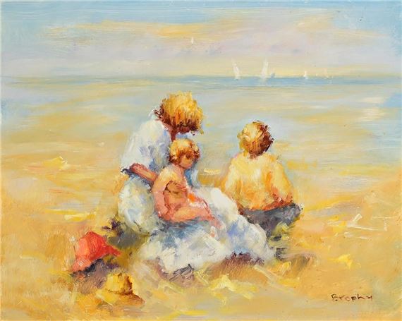 Elizabeth Brophy | Beach Day | MutualArt