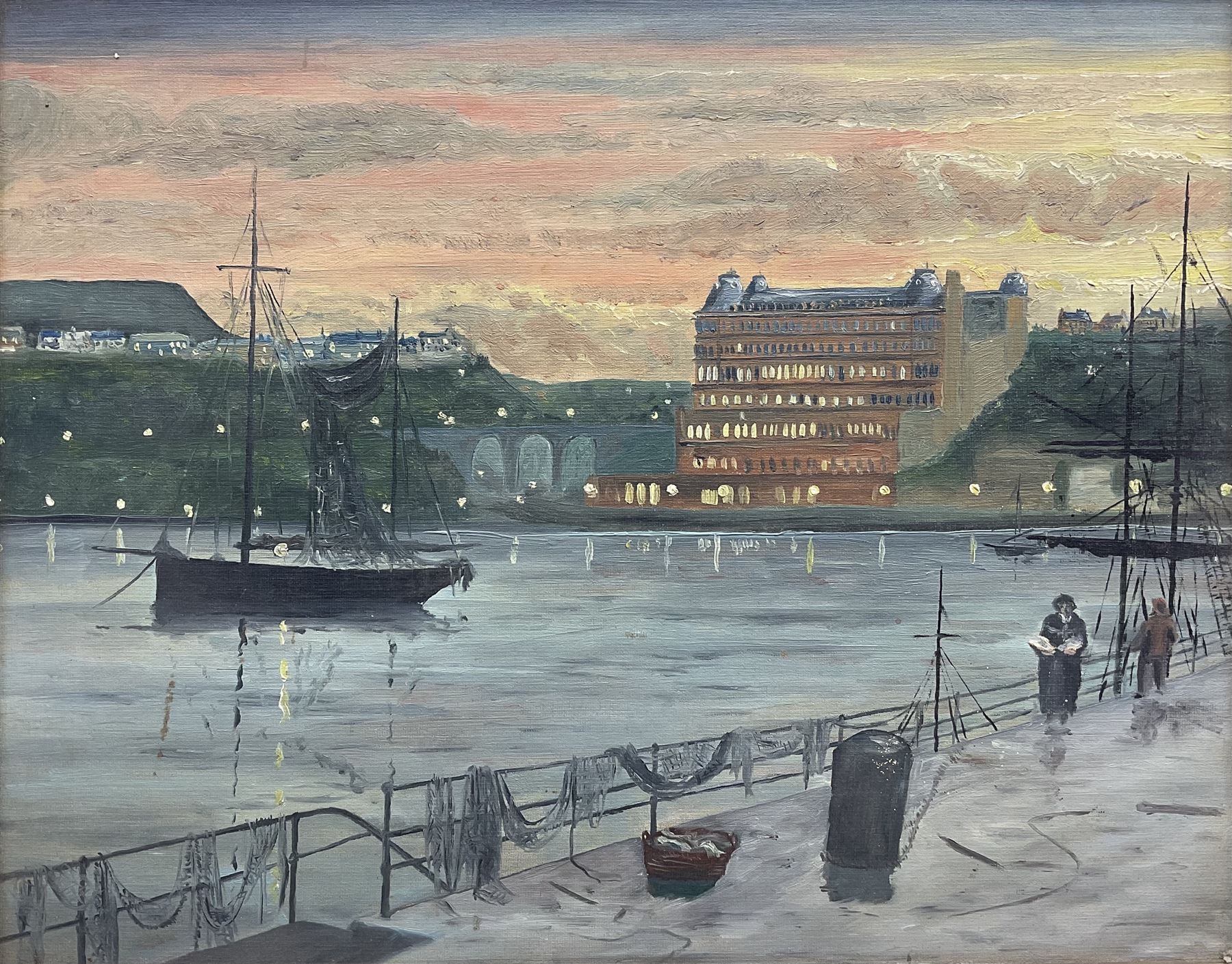 Robert Sheader | Grand Hotel Scarborough at Dusk | MutualArt