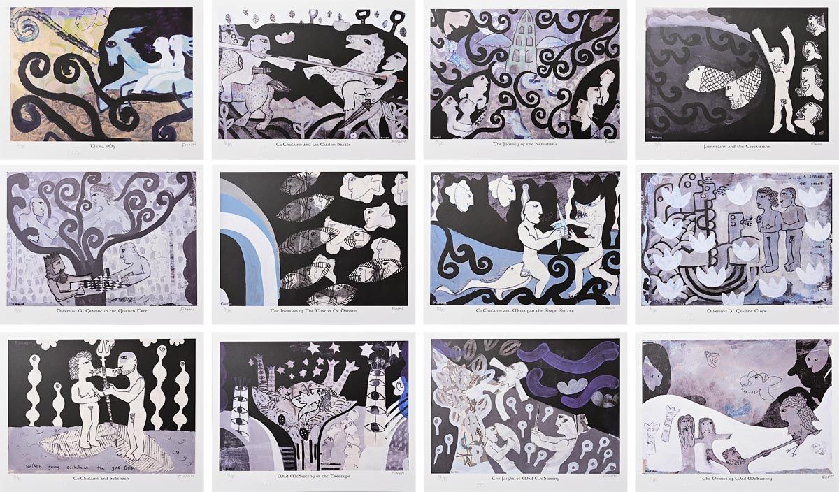 Martin Finnin | The Four Cycles of Celtic Mythology | MutualArt