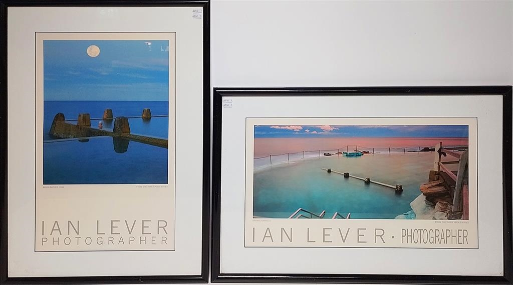 Ian Lever | Pair of Ian Lever Posters from The Three Pools Series ...