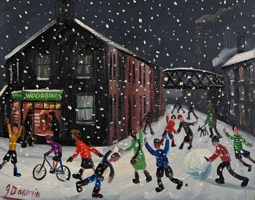 James Downie | Fun in the Snow | MutualArt