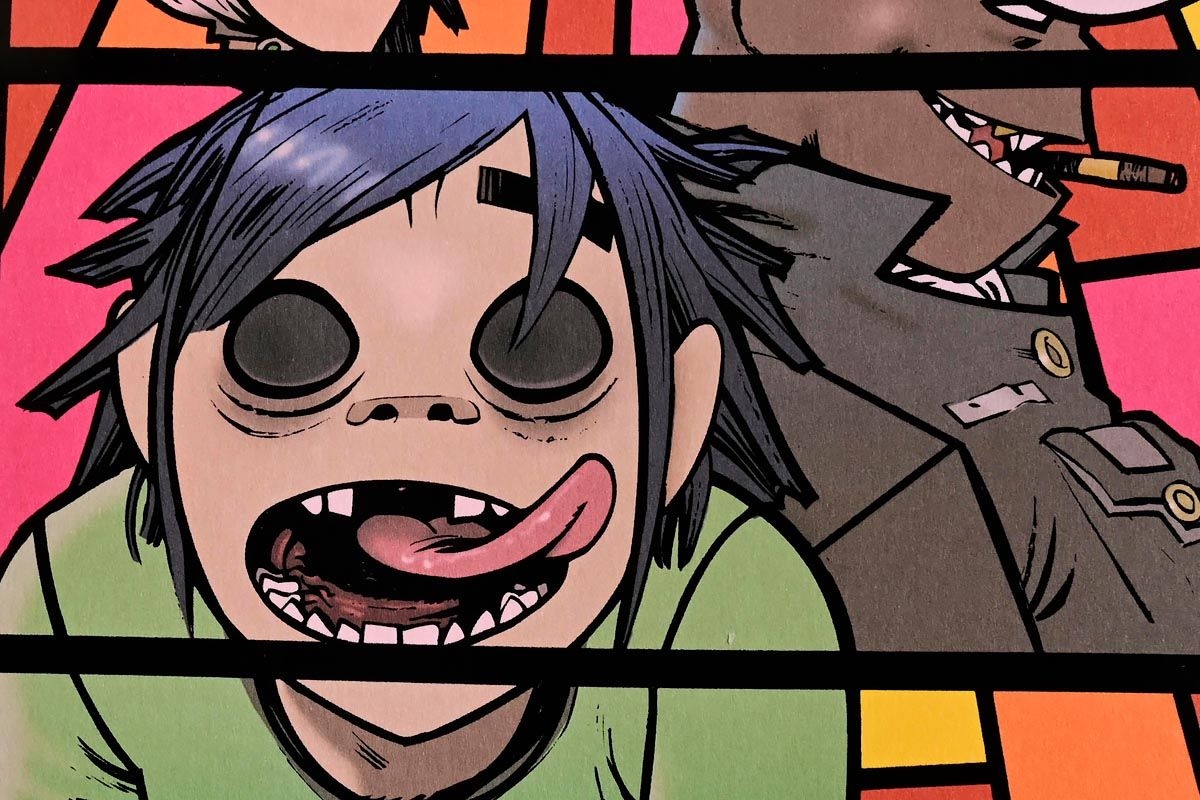 Jamie Hewlett | Gorillaz - Stained Glass Poster | MutualArt