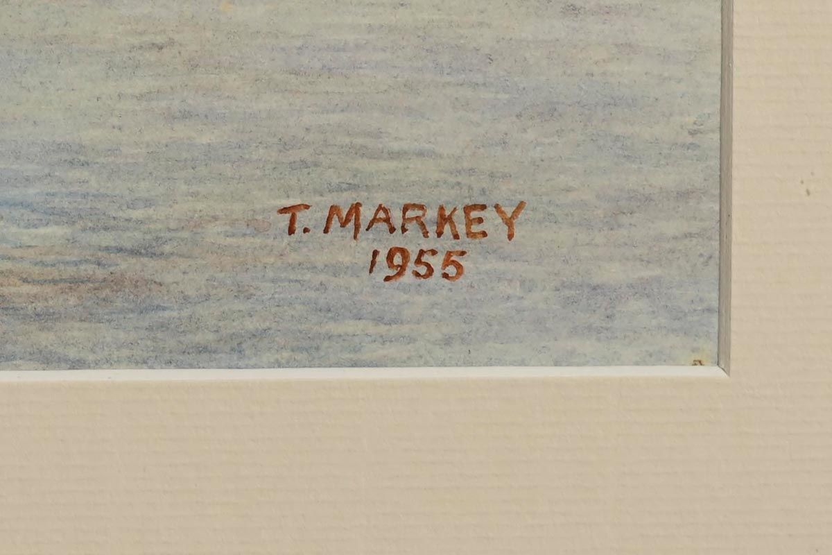 Thomas Markey | Swans on the Boyne (1956) (1956) | MutualArt