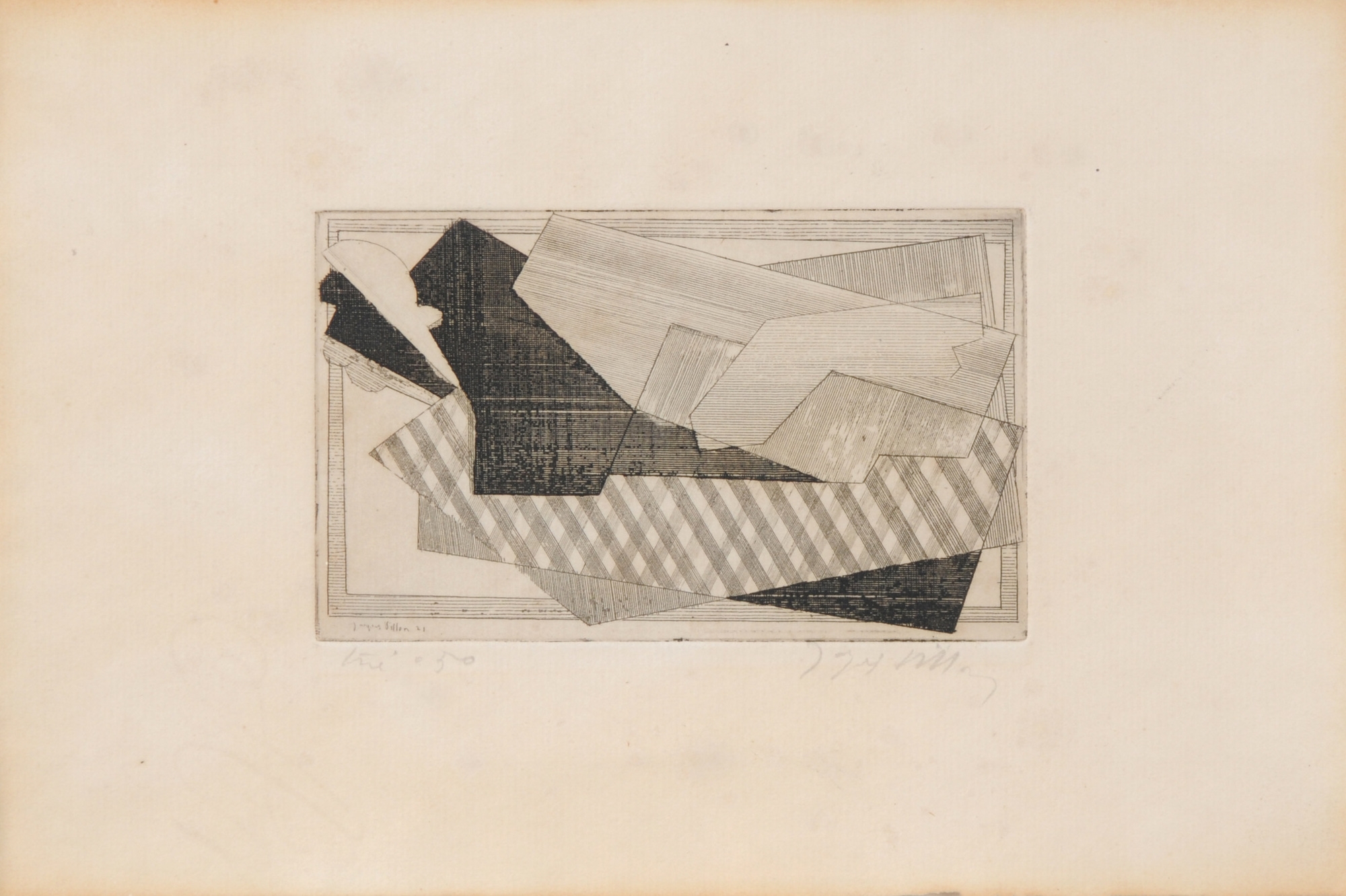 Jacques Villon | Le cheval (1921) | MutualArt