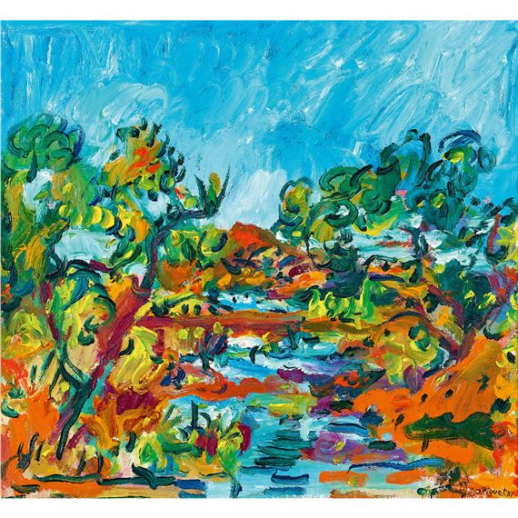 Jean-Louis Piguet | Paysage (1987) | MutualArt