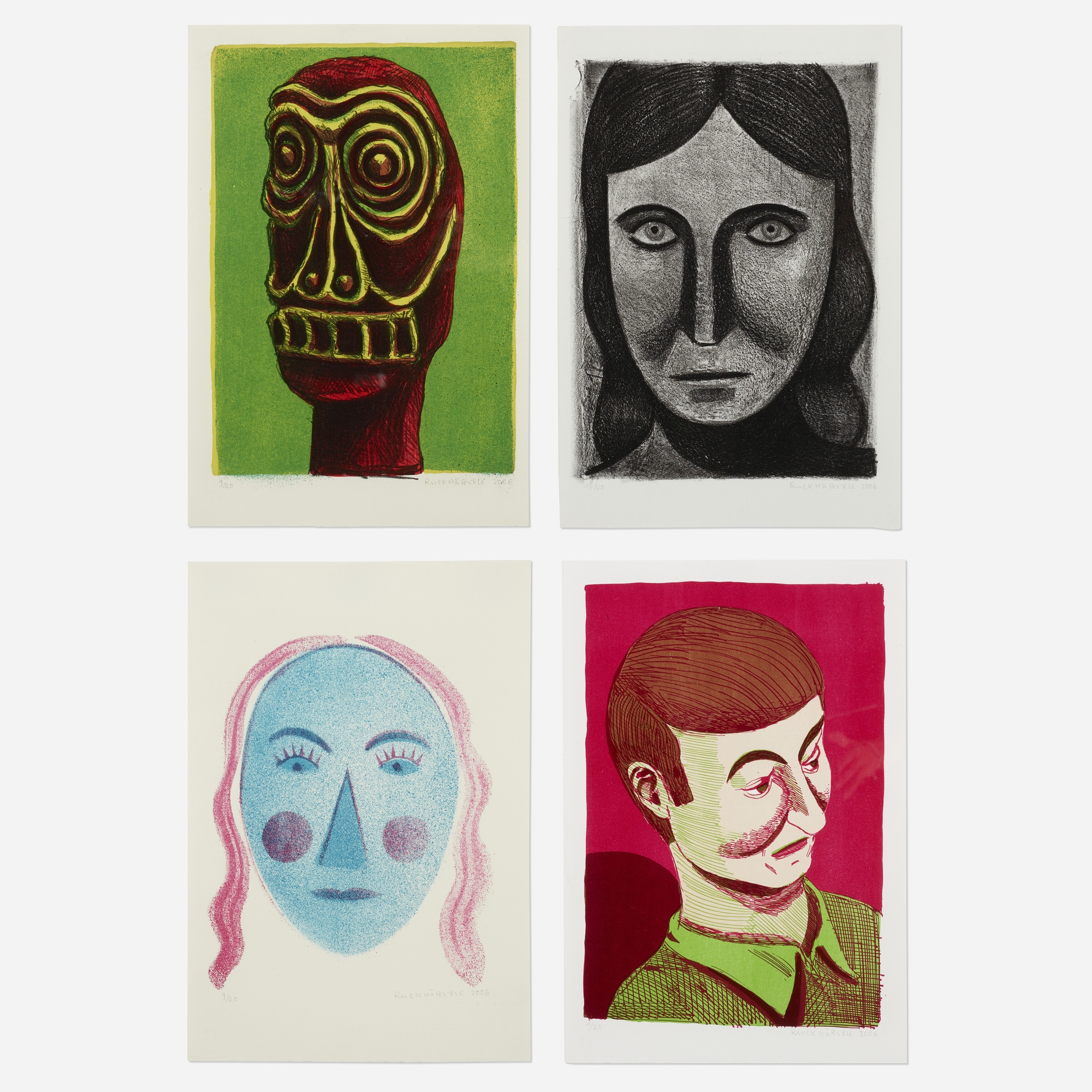 Christoph Ruckhäberle | Untitled four works (2006) | MutualArt