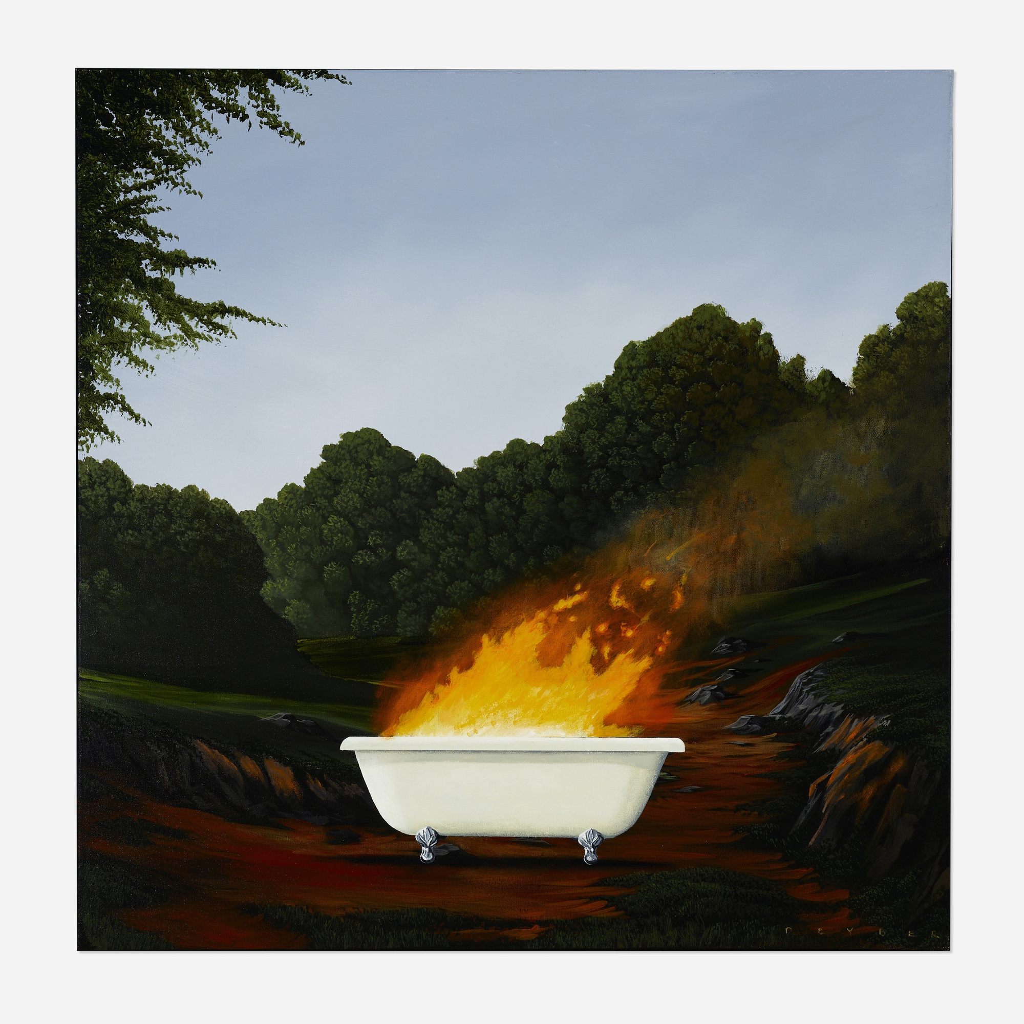 Robert Deyber | The Hot Tub | MutualArt