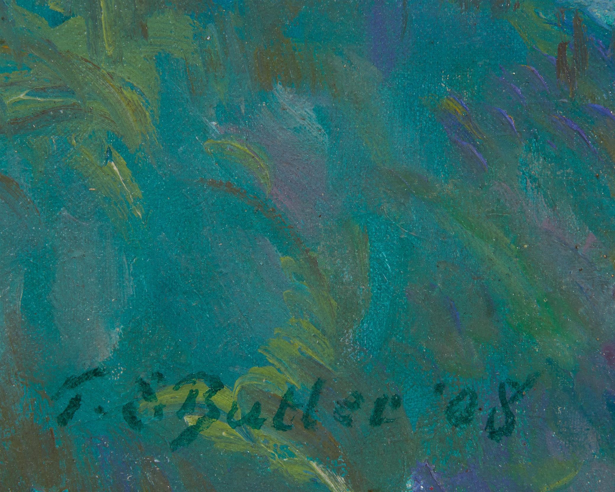 Theodore Earl Butler | Poplar Trees Along the Epte, (1908) | MutualArt