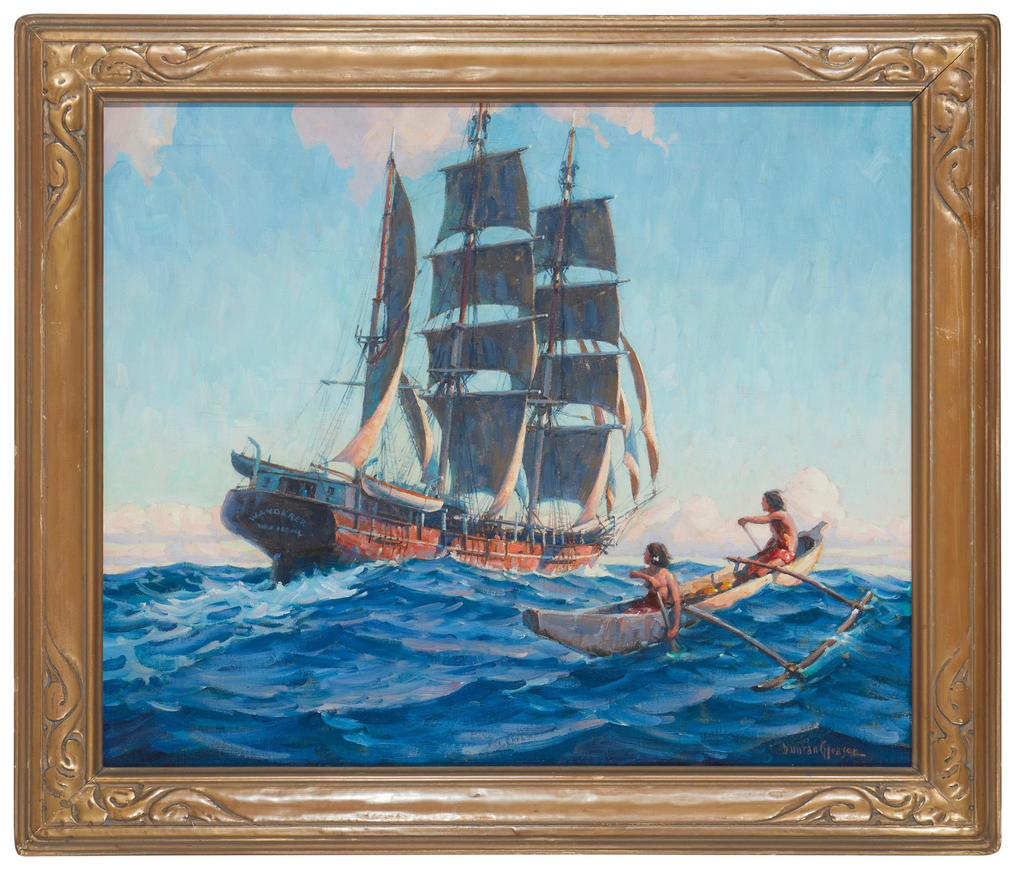 Joe Duncan Gleason | The Wanderer In Southern Seas | MutualArt