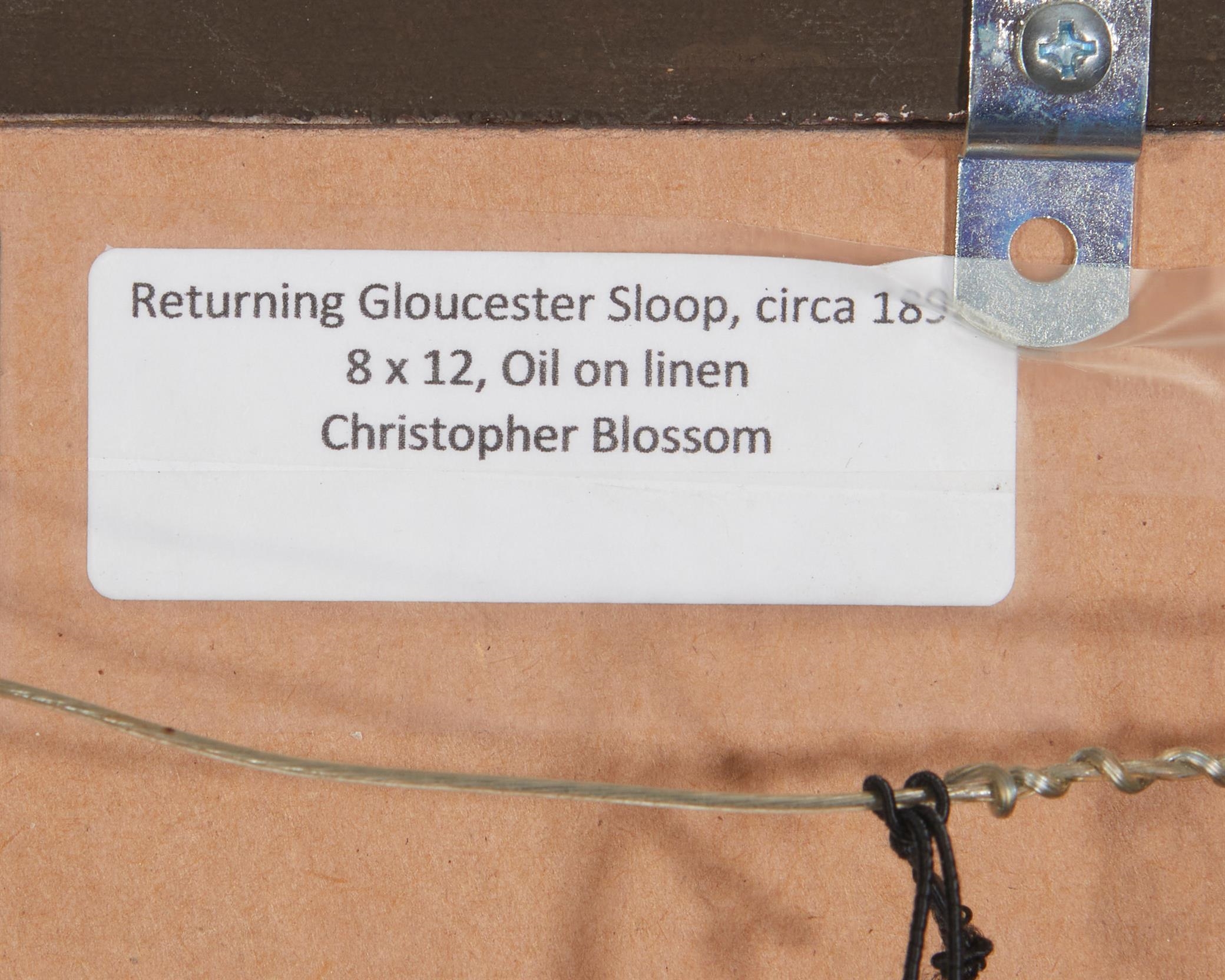 Christopher Blossom | Returning Gloucester Sloop, (Circa 1890) | MutualArt