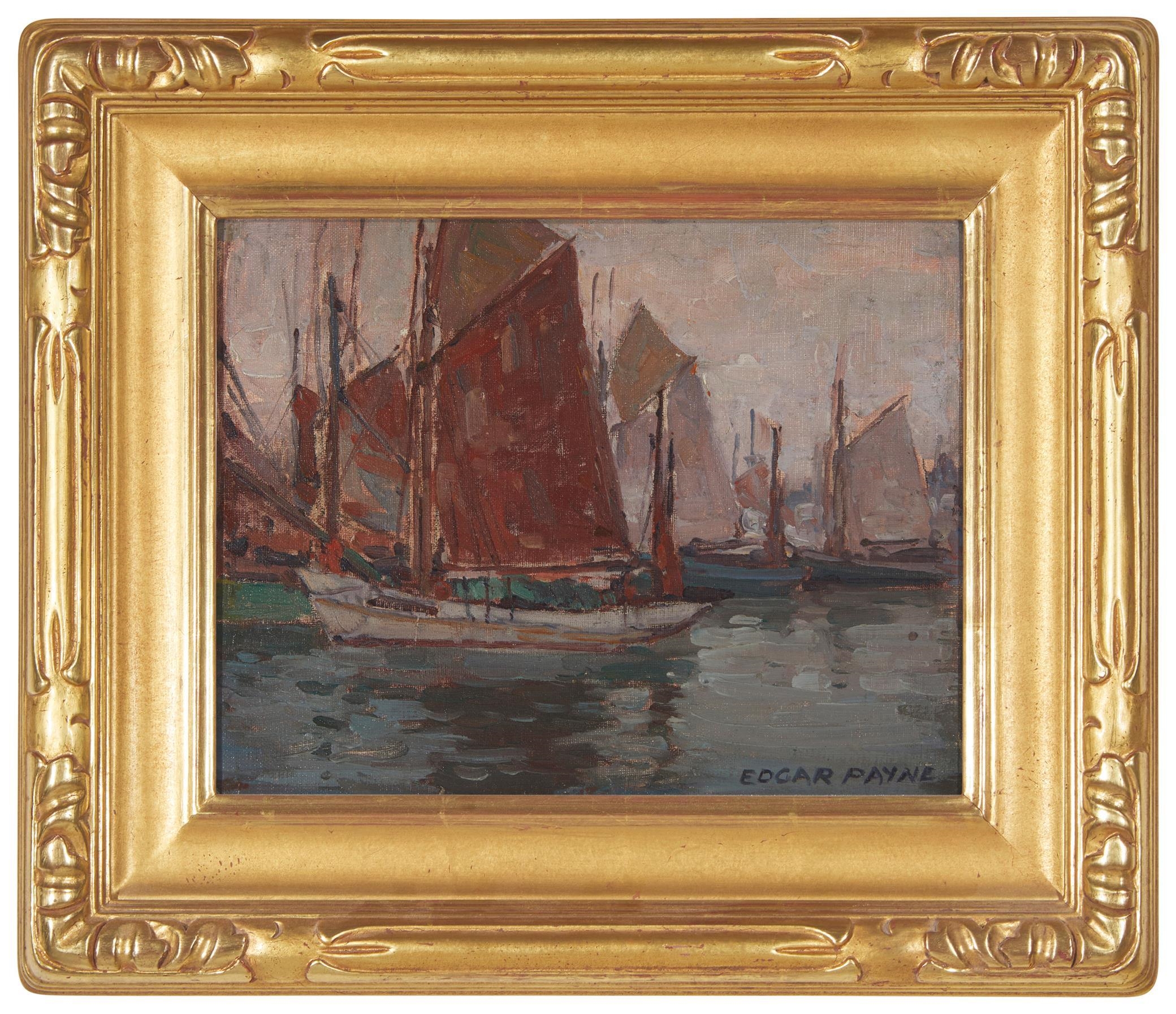 Edgar Alwin Payne | Brittany fishing boats | MutualArt