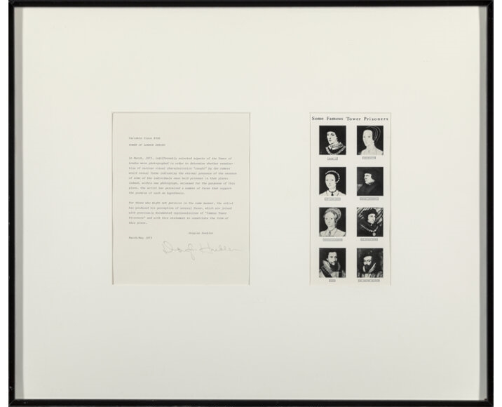 Douglas Huebler | Variable Piece #506 (Tower of London series, in 4 ...