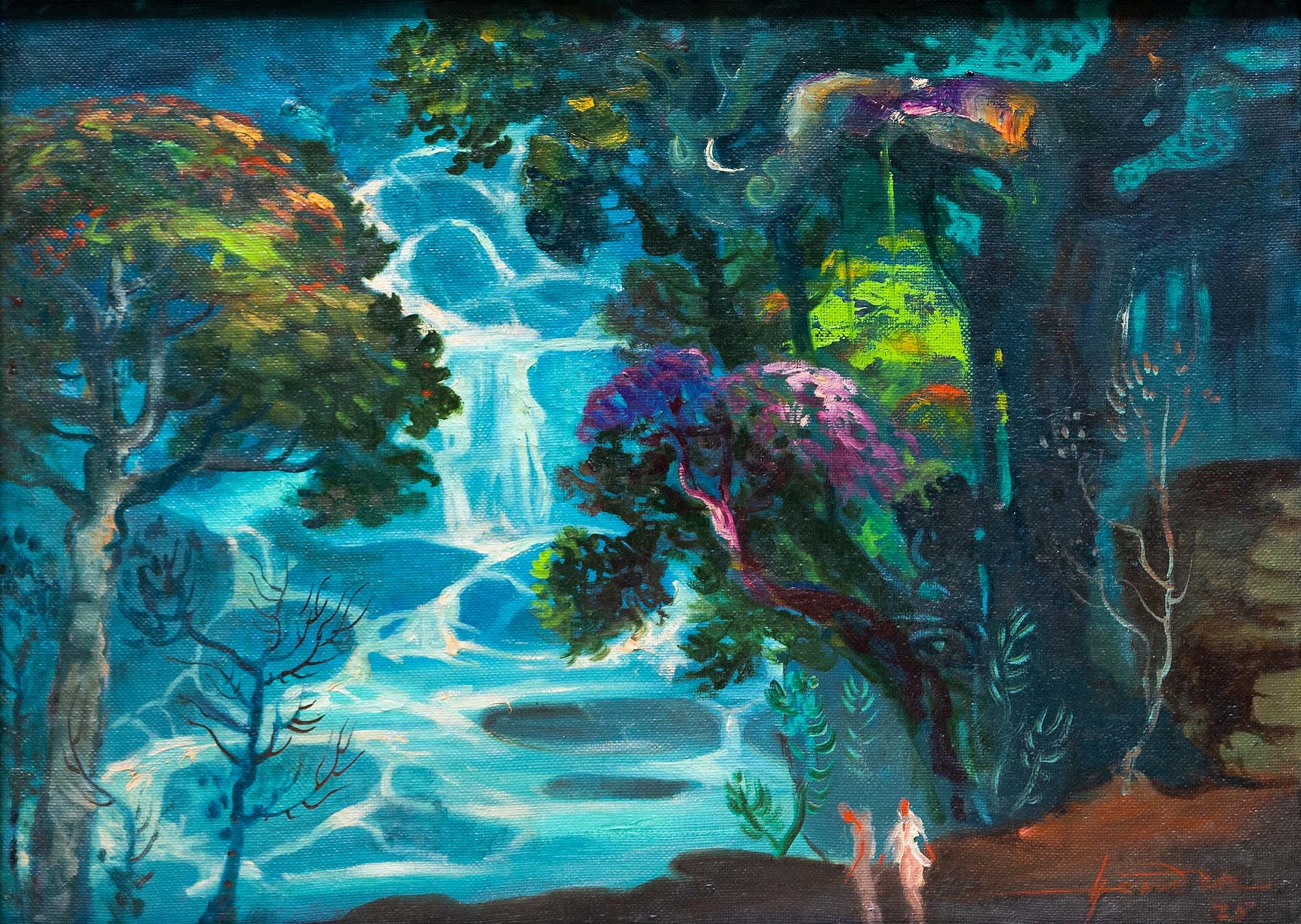 Hendra Gunawan | Air Terjun, 1975 (1975) | MutualArt