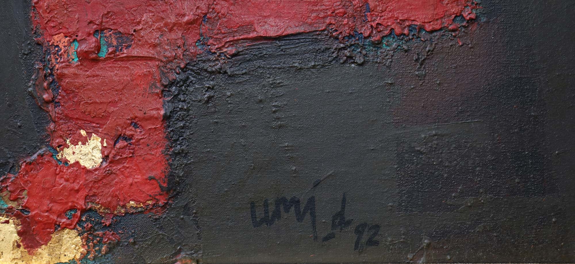 Umi Dachlan | Bidang Merah dengan Noktah Emas, 1992 (1992) | MutualArt