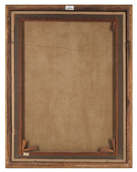 Henry Barraud | Portrait of two young girls with their pet dog | MutualArt