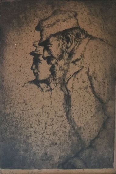 Joseph Budko | Father and Son (1915) | MutualArt