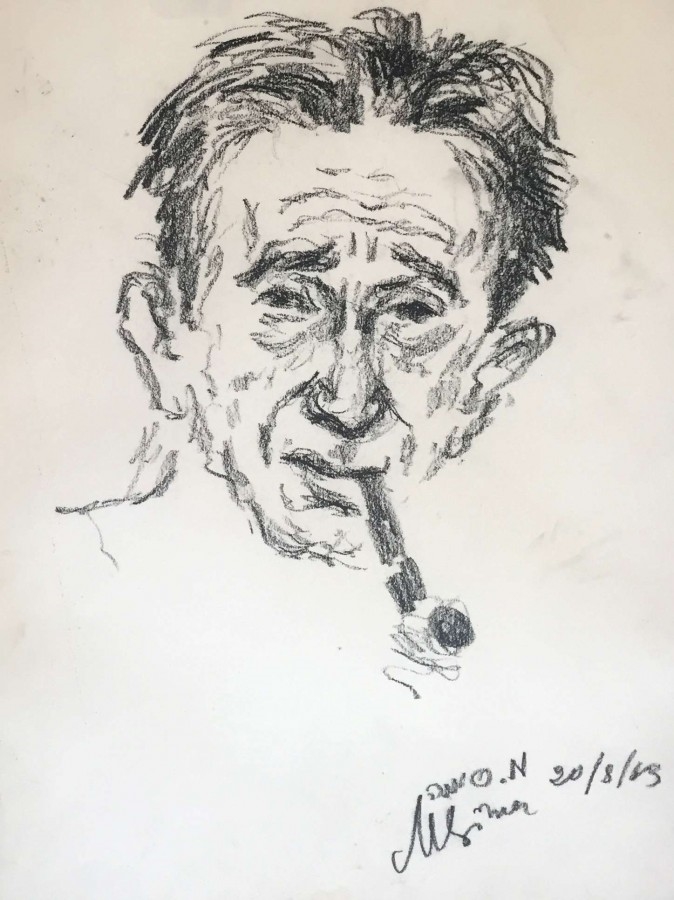 Miron Sima | Portrait of a Man (1963) | MutualArt