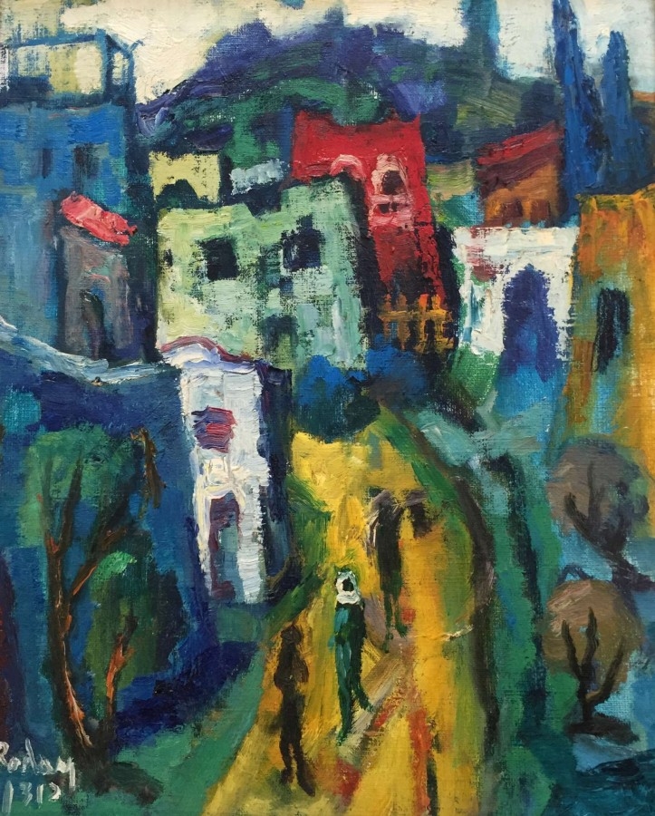 Jehuda Rodan | Figures in Landscape | MutualArt