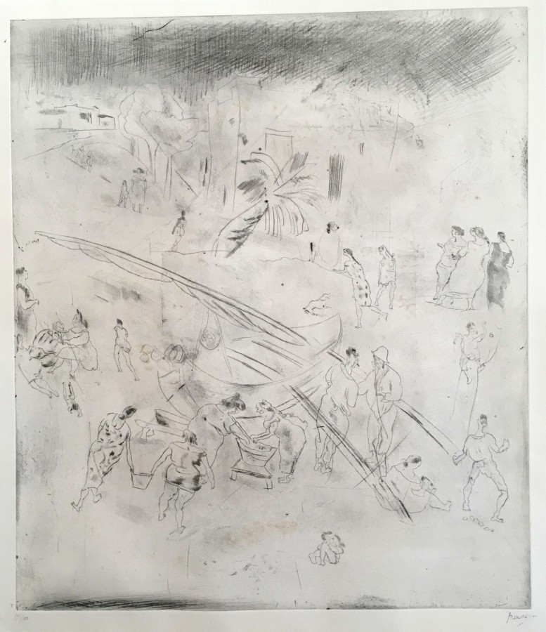 Jules Pascin | Scene de Plage | MutualArt