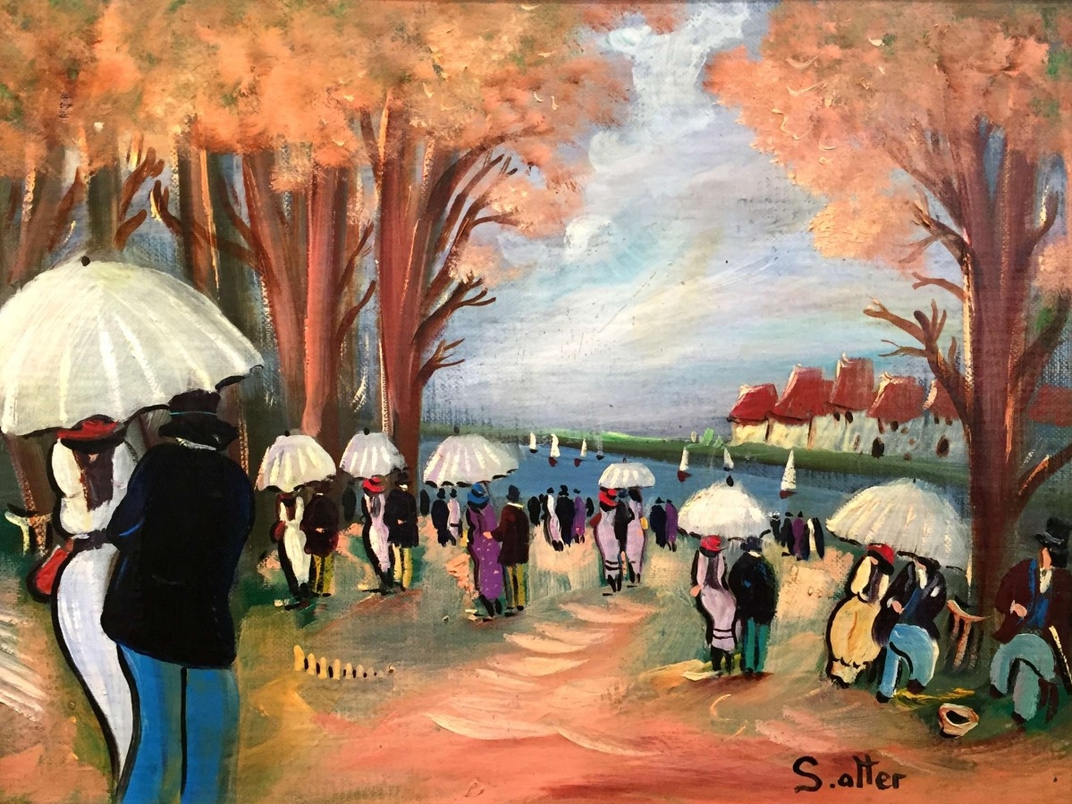 Shlomo Alter | Figures in Landscape | MutualArt