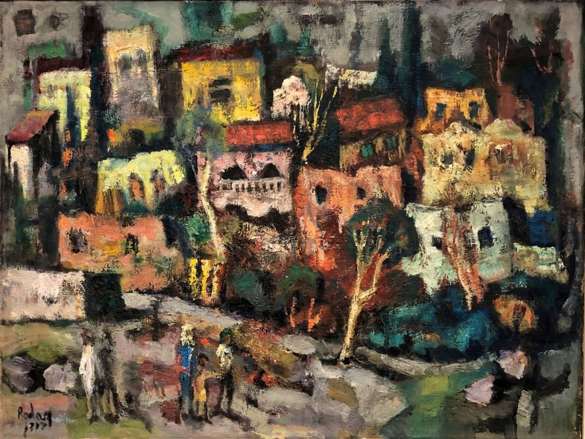 Jehuda Rodan | Figures in a Landscape | MutualArt