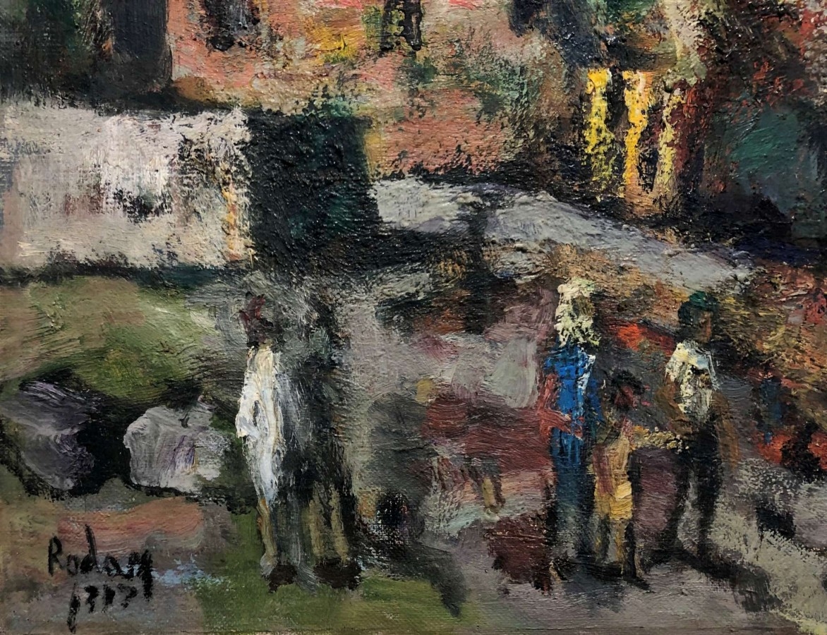 Jehuda Rodan | Figures in a Landscape | MutualArt