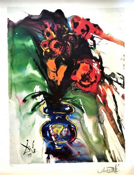 Salvador Dalí | Flower Vase (1979) | MutualArt