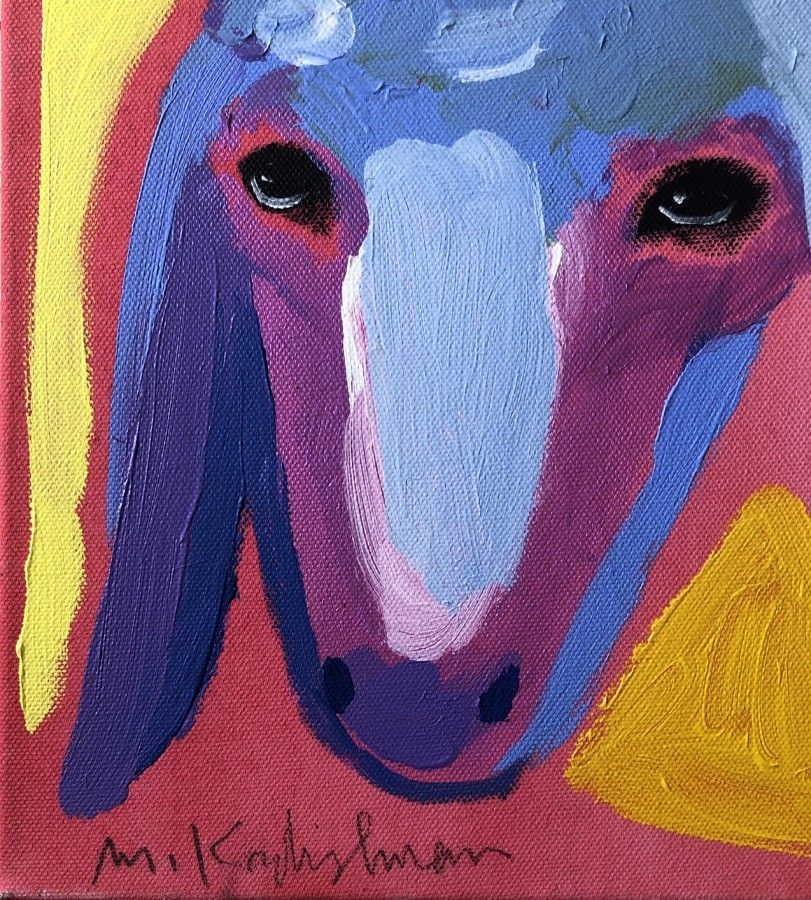 Menashe Kadishman | Sheep's Head | MutualArt
