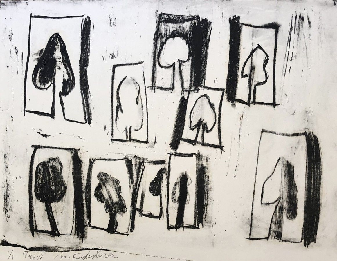 Menashe Kadishman | Trees | MutualArt